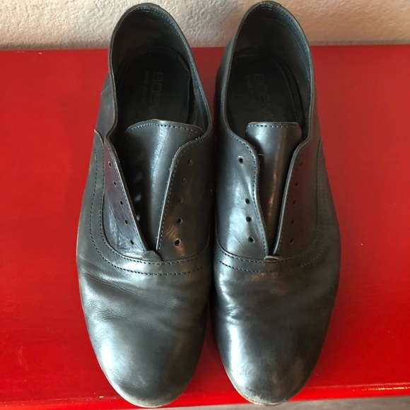 Shoes | Boemos Blue Leather Flats | Poshmark